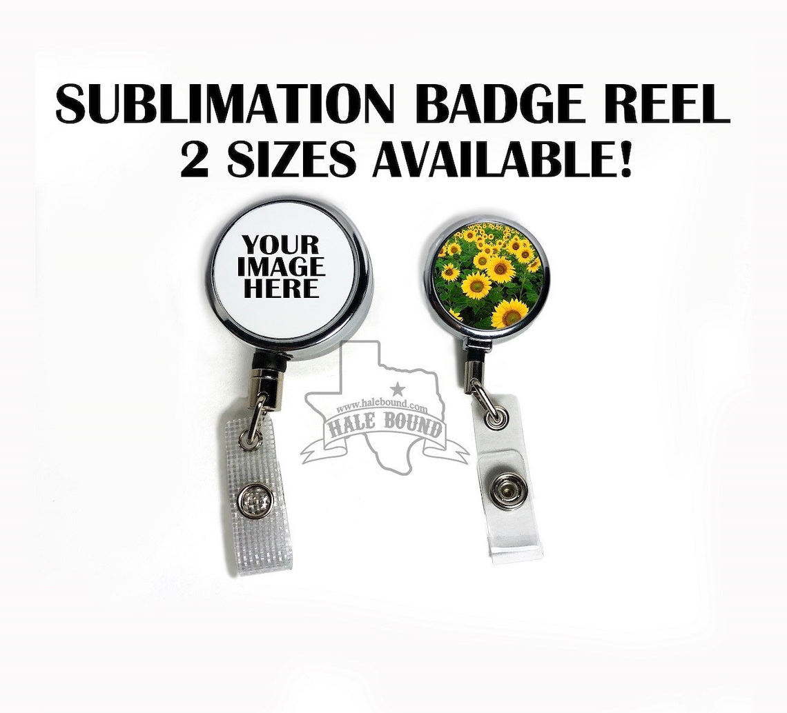 SUBLIMATION BADGE REEL Blank - 1.26x1.26 in Size ! for Sublimation ...