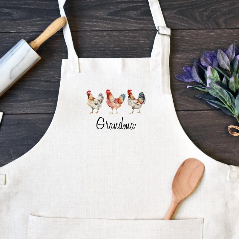 Chicken Kitchen Apron - Etsy