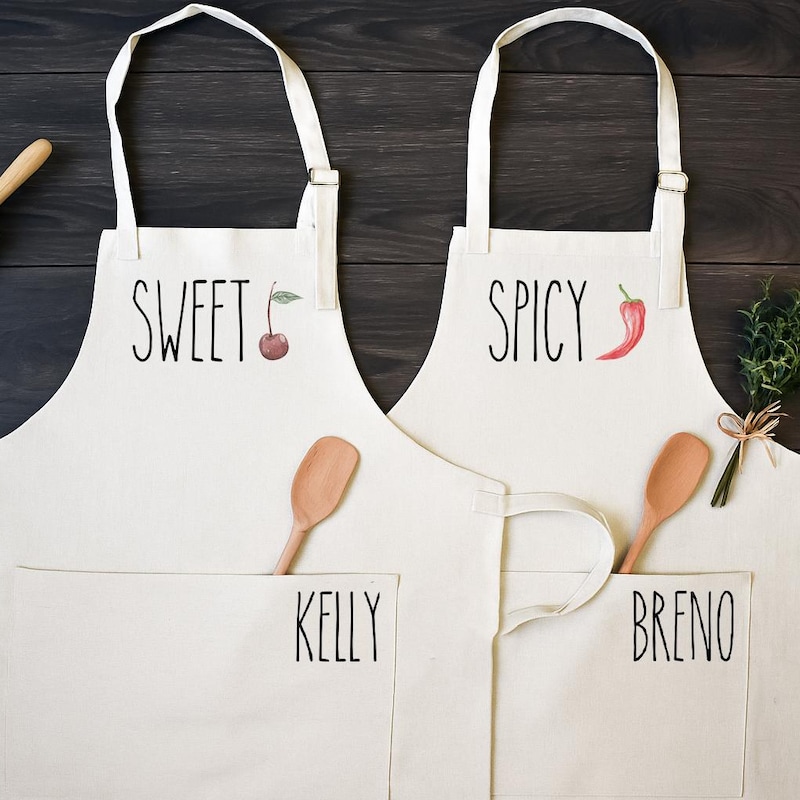 Couple Aprons Linen - Etsy