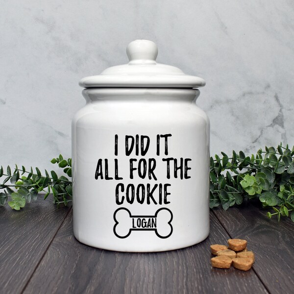 Ceramic Treat Jar - Etsy