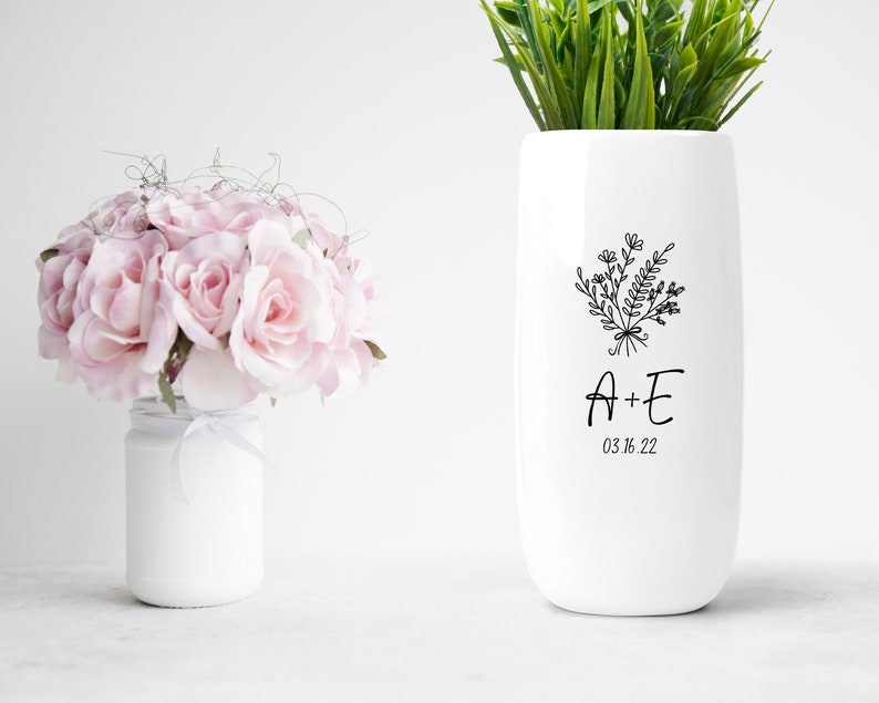 Personalized Ceramic Vase Custom Gift for Her - Etsy