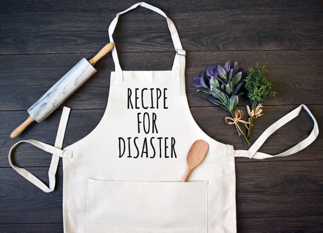 Linen Kitchen Apron, Funny Cooking Apron With Pocket, Gift for Best ...