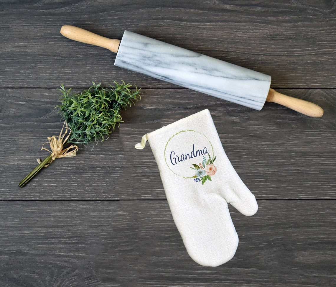Personalized Oven Mitt Custom Kitchen Gift - Etsy