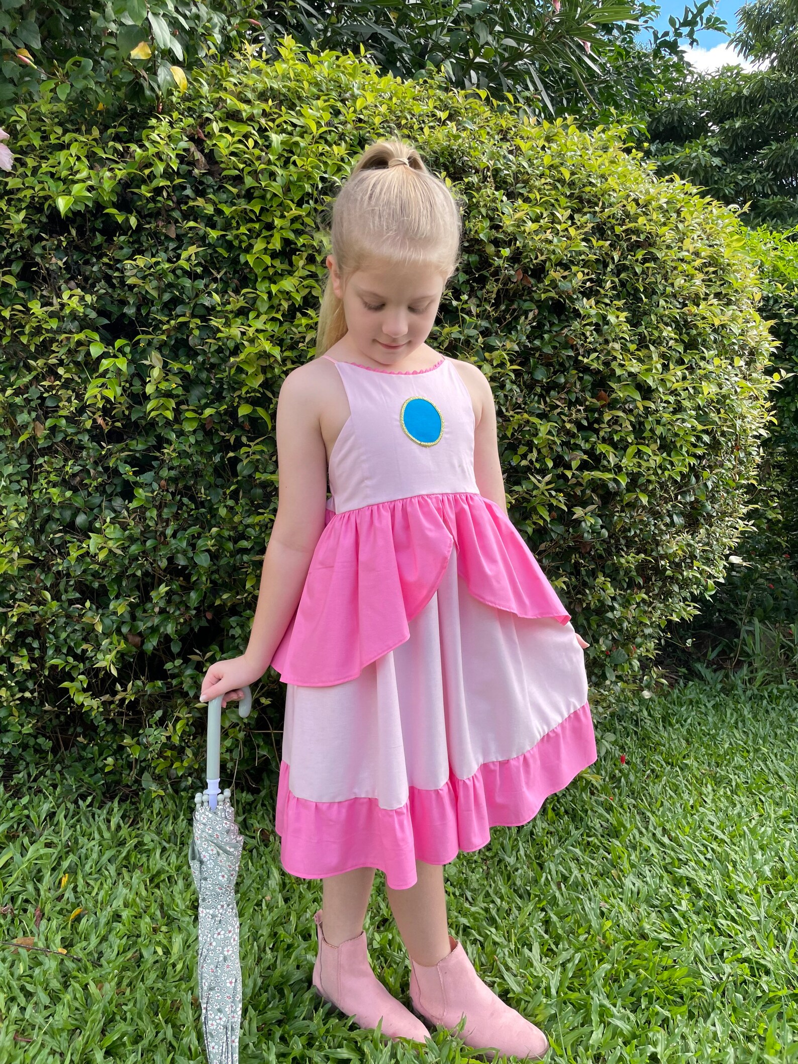 Princess Peach Dress - Etsy