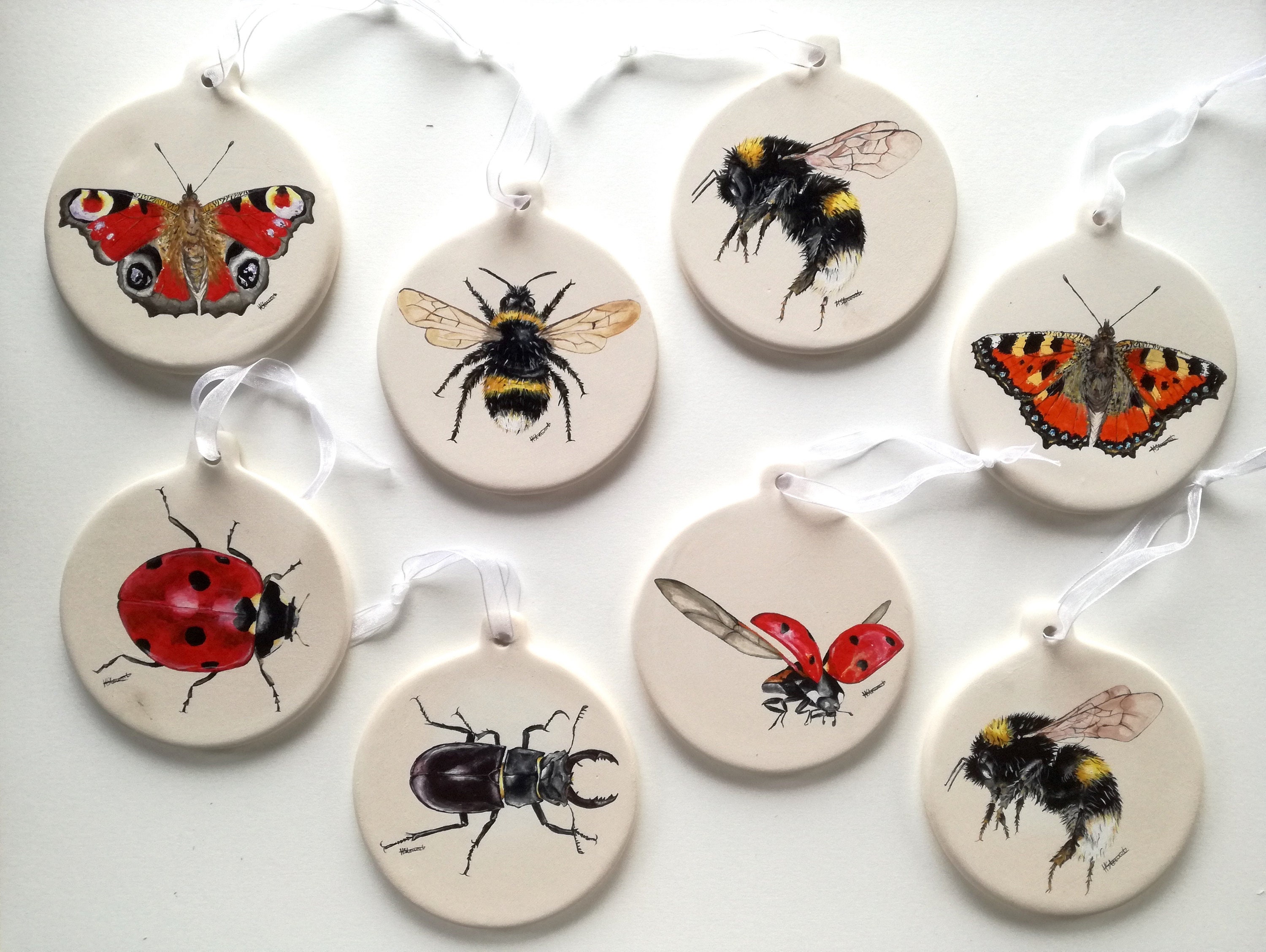 Ladybird, Ladybird Ceramic Bauble, Insect Decoration, Insect Gifts ...
