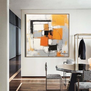 Abstract Expressionism That Captures Raw Emotion Hand Painted Abstract ...