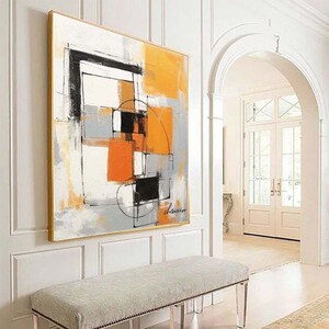 Abstract Expressionism That Captures Raw Emotion Hand Painted Abstract ...