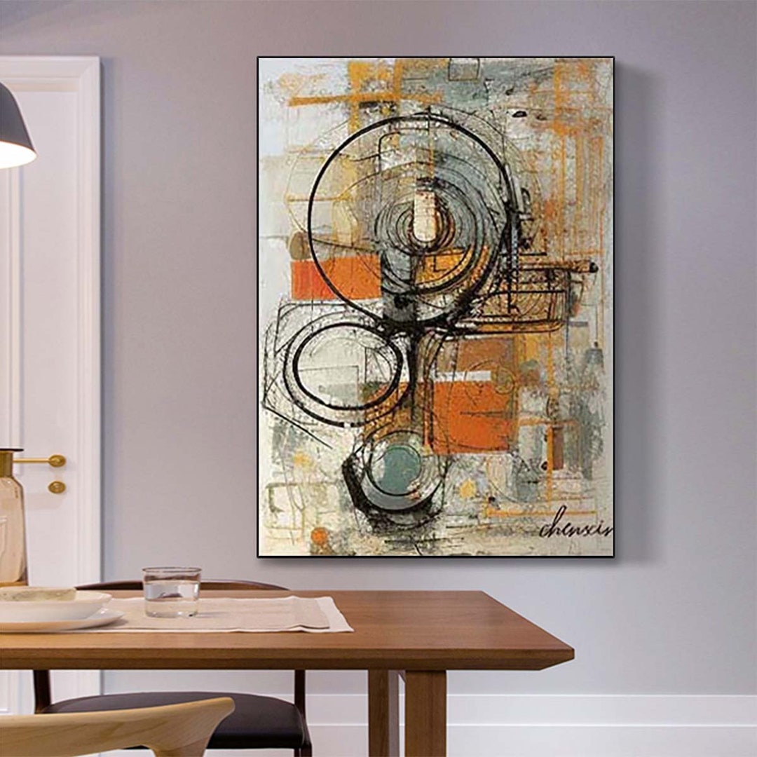 Hand Painted Wall Art Paintings on the Wall Canvas Pictures Wall Decor ...