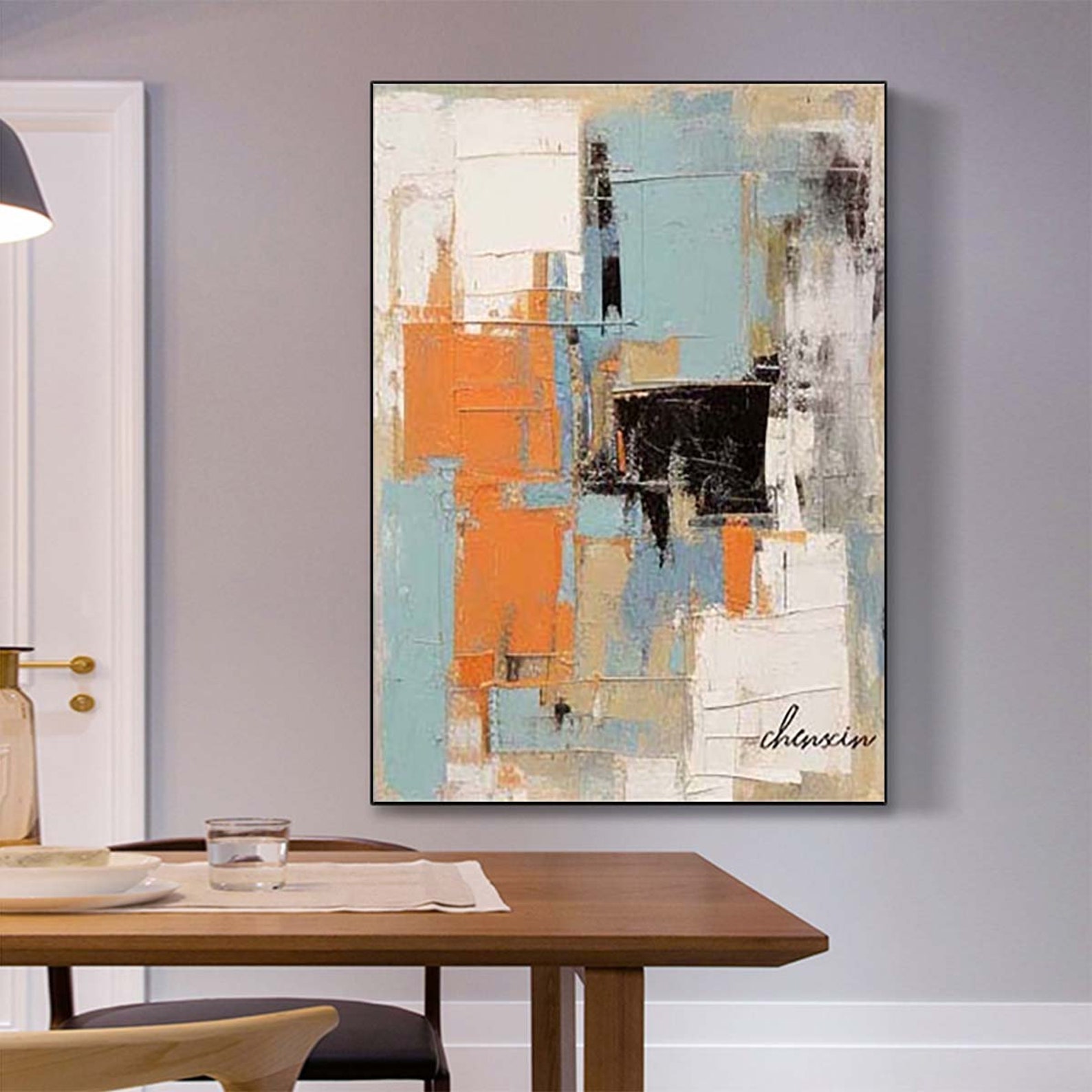 Hand Painted Wall Art Paintings on the Wall Canvas Pictures - Etsy