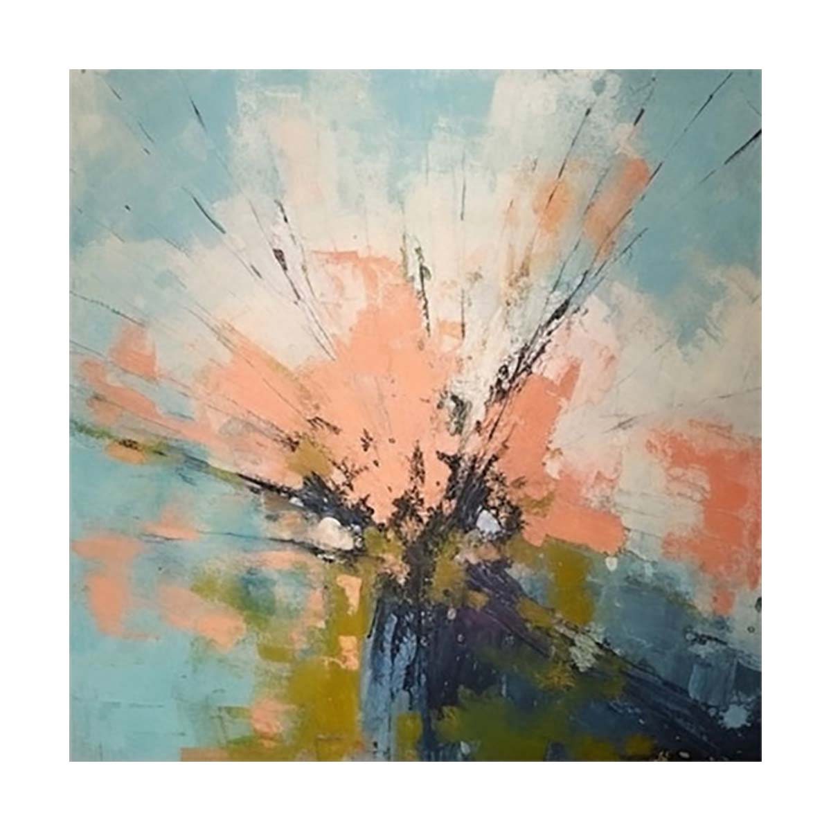 Unconventional Abstract Art for a Bold Statement Hand Painted - Etsy