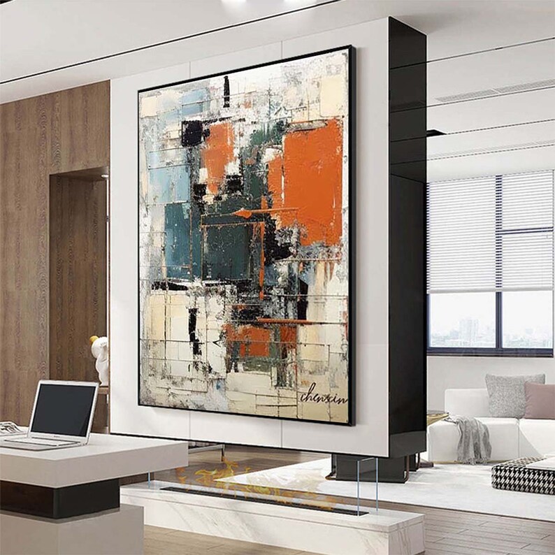 Abstract Art Inspired by the Beauty of Nature Hand Painted Abstract ...