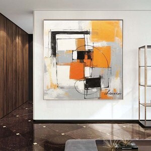Abstract Expressionism That Captures Raw Emotion Hand Painted Abstract ...