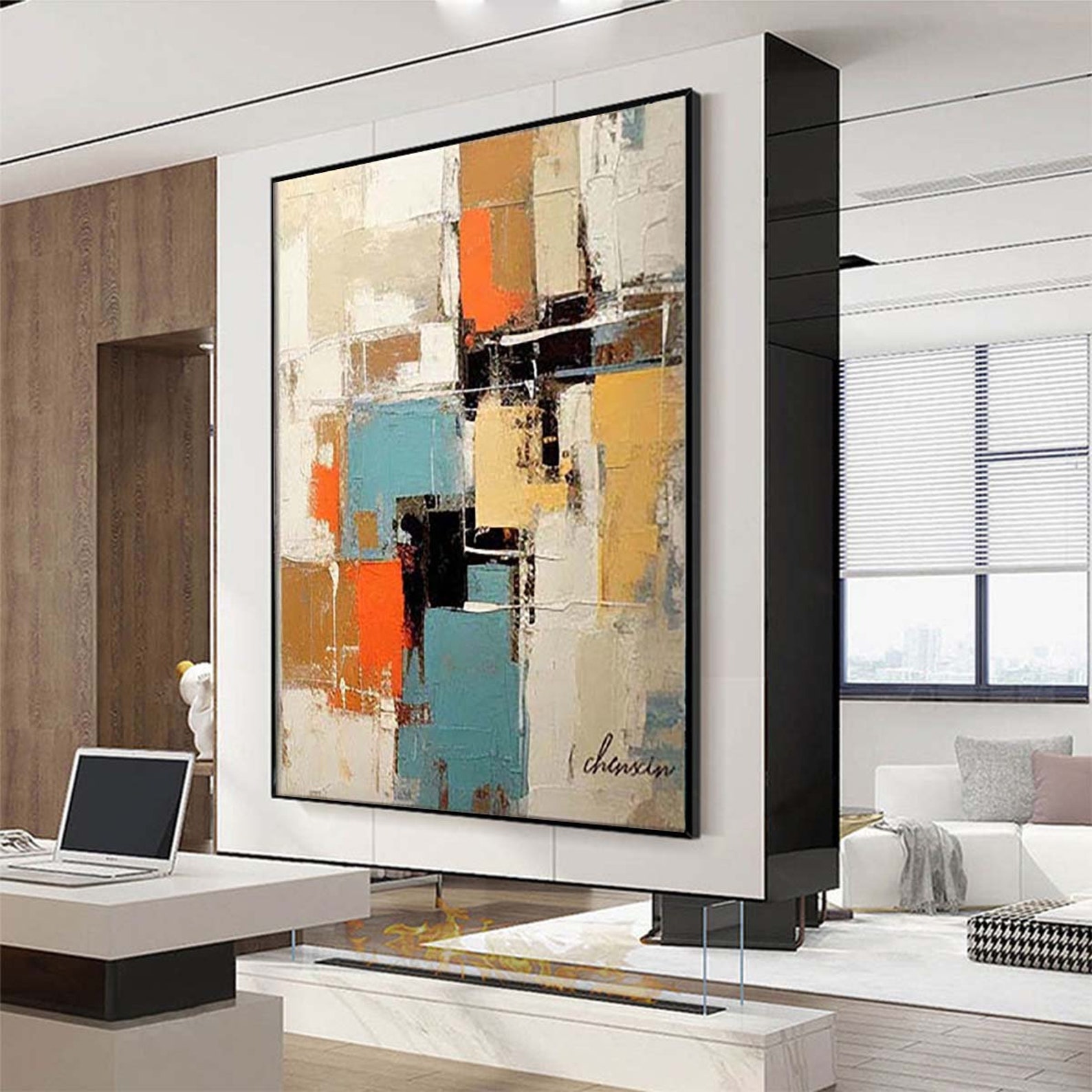 Hand Painted Wall Art Paintings on the Wall Canvas Pictures Wall Decor ...