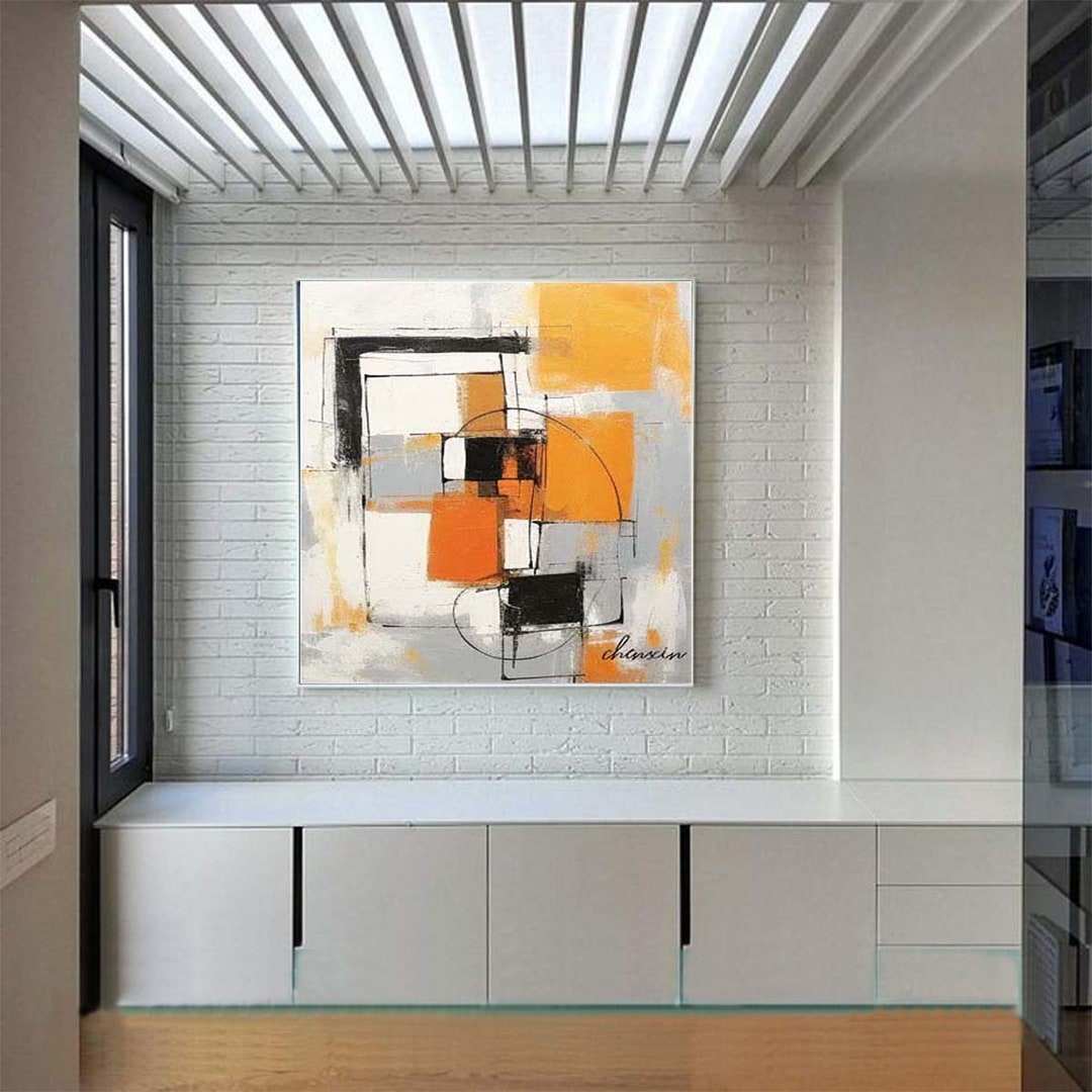 Abstract Expressionism That Captures Raw Emotion Hand Painted Abstract ...