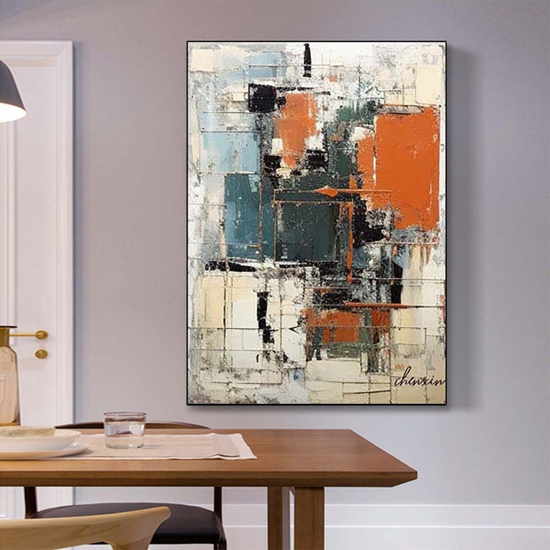 Abstract Art Inspired by the Beauty of Nature Hand Painted Abstract ...