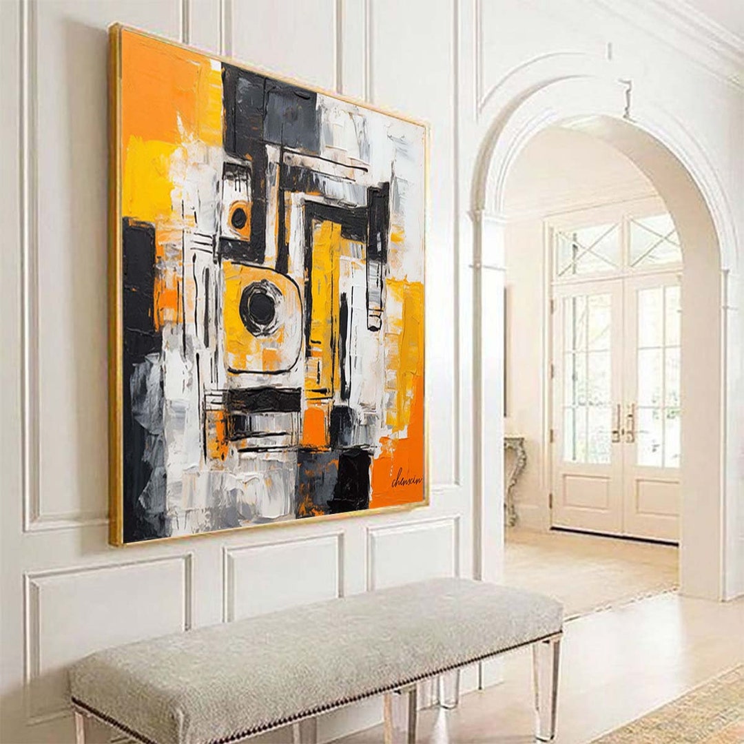 Abstract Art as a Form of Introspection and Reflection Hand - Etsy