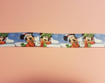 Mickey Mouse Christmas Ribbon - Etsy