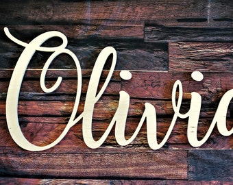 Olivia name sign | Etsy
