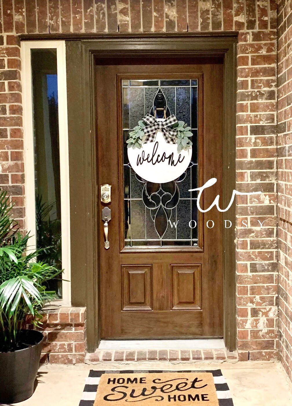 Circle Door Hanger Front Door Decoration Door Wreath - Etsy