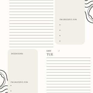 Weekly Intention Planner - Etsy