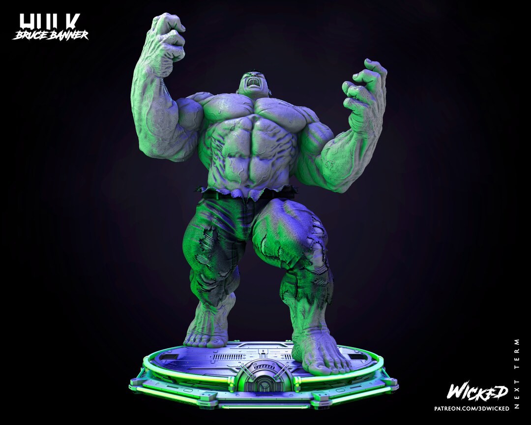 Hulk Sculpture Assembled & Primed Marvel avengers - Etsy