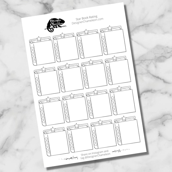 Book Rating Stickers - Etsy