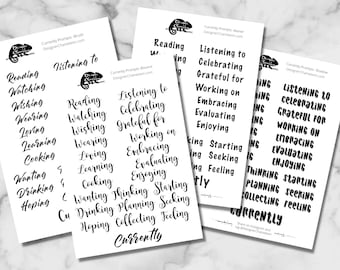 Journal Stickers - Etsy
