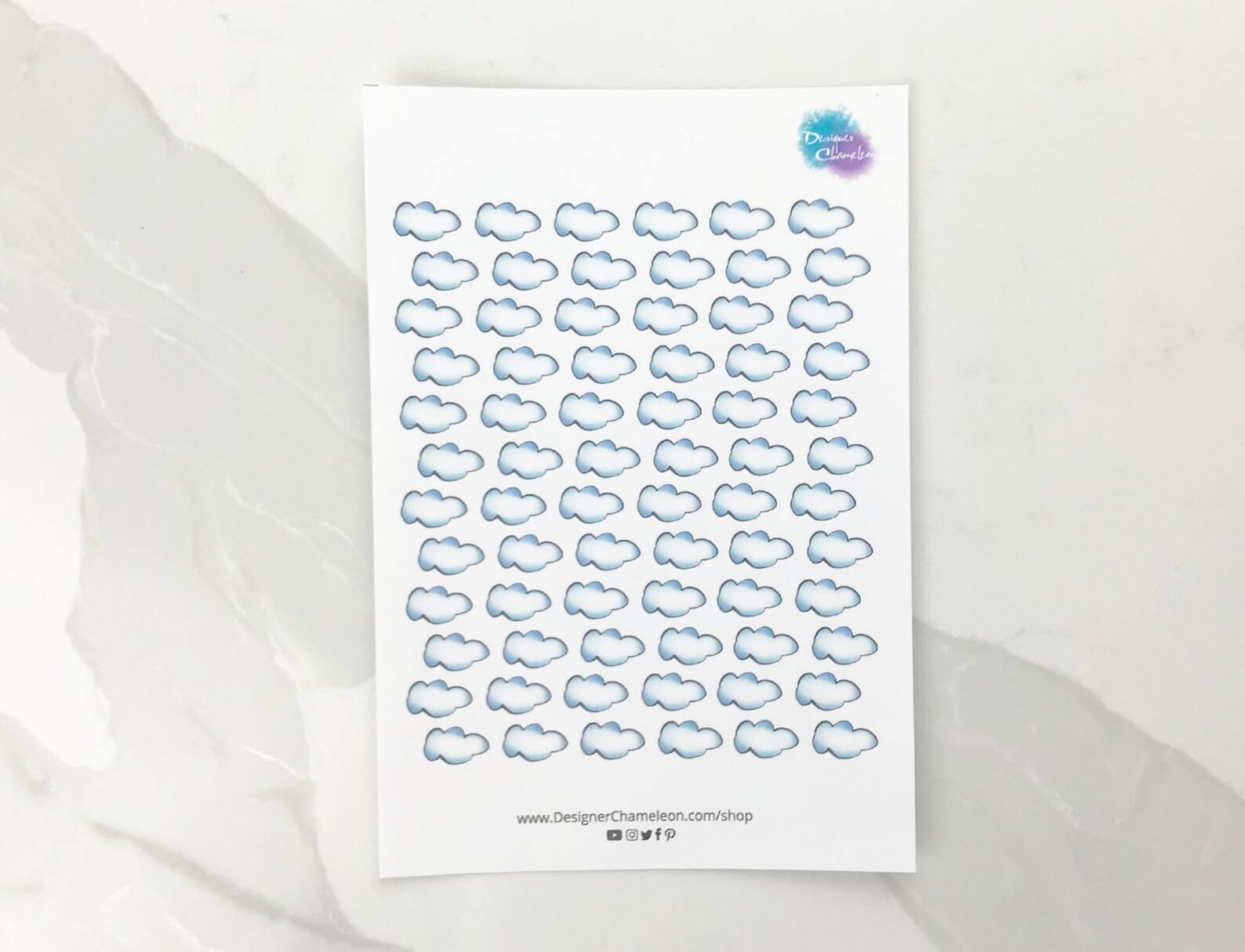 Weather Planner Stickers -sunshine, Clouds, Rain, Snow - Etsy