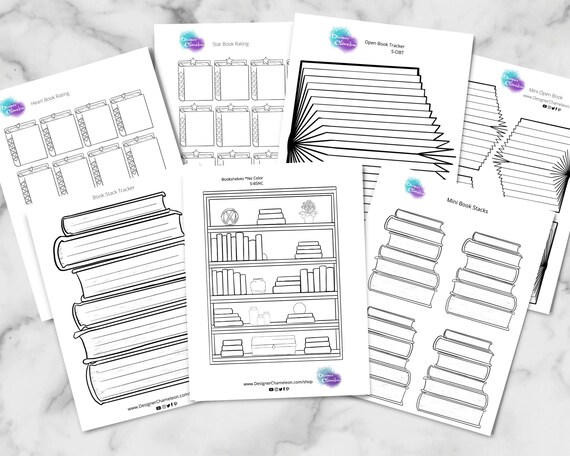 Ultimate Bookworm Reading Tracker Sticker Kit | Etsy