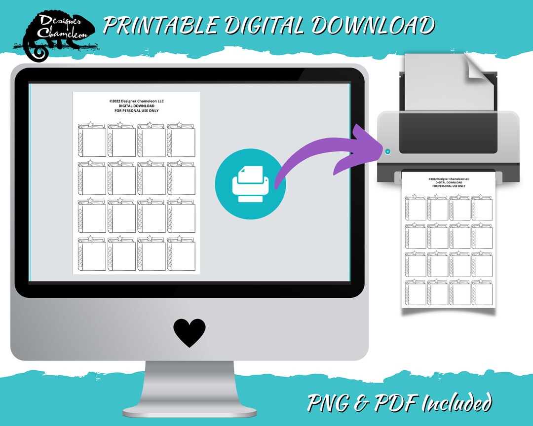 Digital Printable Star Book Rating & Tracking Planner Stickers - Etsy