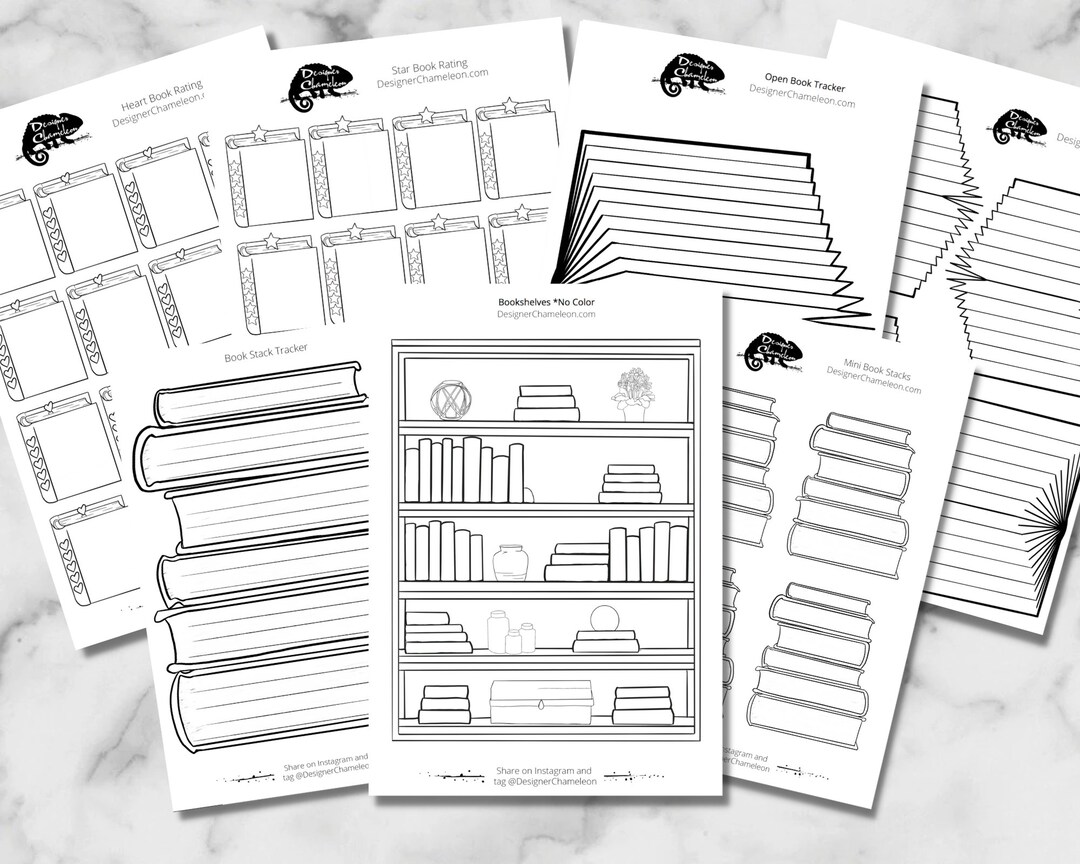 Ultimate Bookworm Reading Tracker Sticker Kit - Etsy