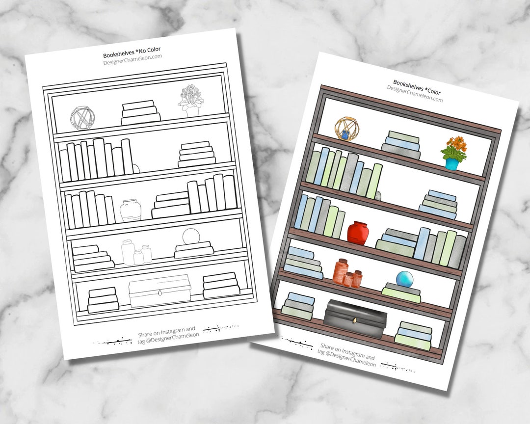 Bookshelf Reading Tracker Planner Stickers -available With or Without ...