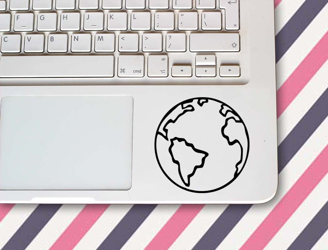 Planet Earth DecalWorld Globe Vinyl DecalEarth StickerGlove | Etsy
