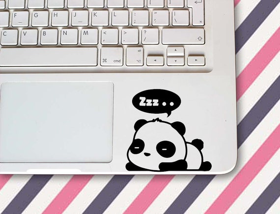 Cute Panda Decal Panda Vinyl Decal Panda Sticker Lazy - Etsy
