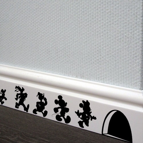 Disney Baseboard Decalset of Disney Stickers Mickey - Etsy