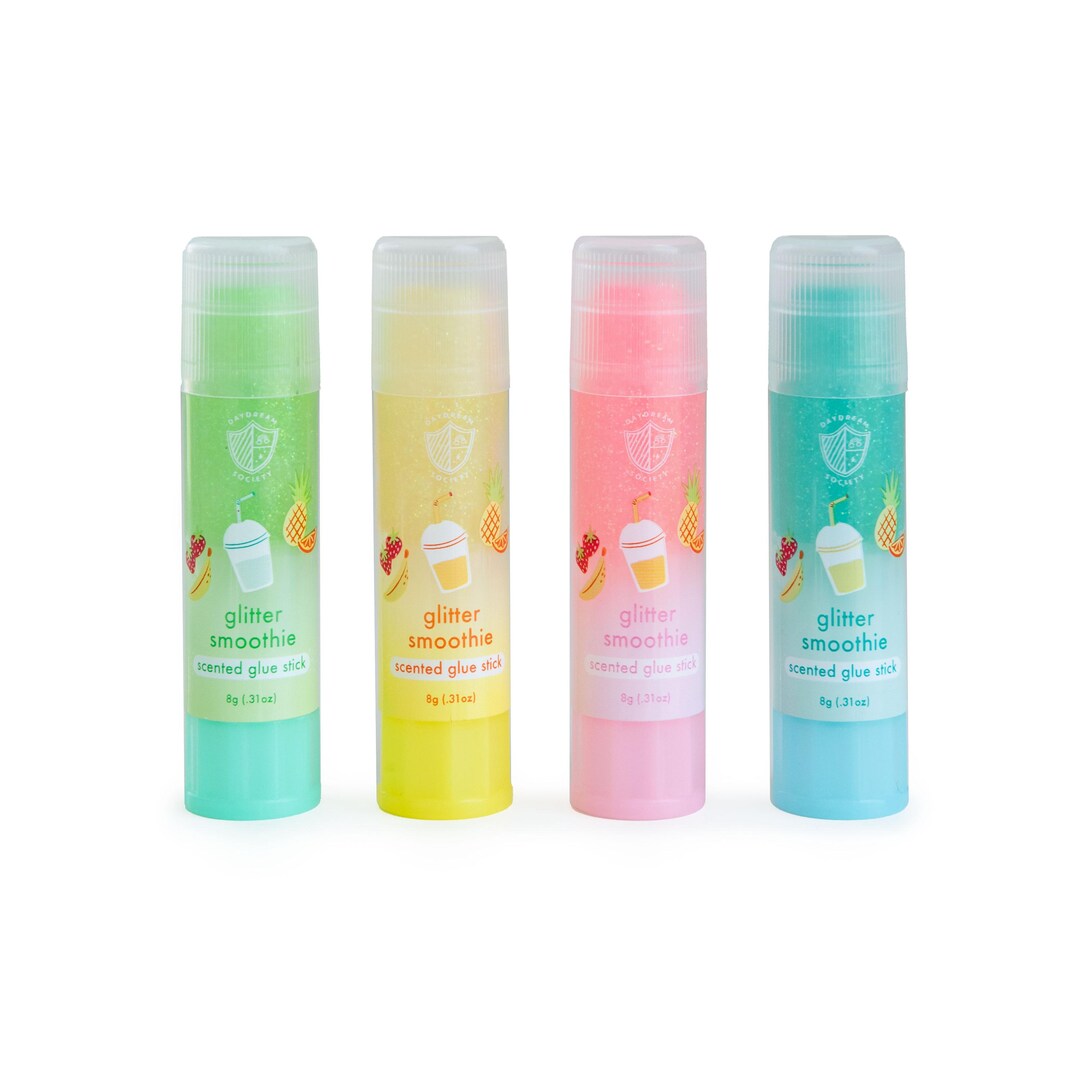 Glitter Smoothie Scented Glue Stick - - Pack of 1, 4 Color Options - Etsy
