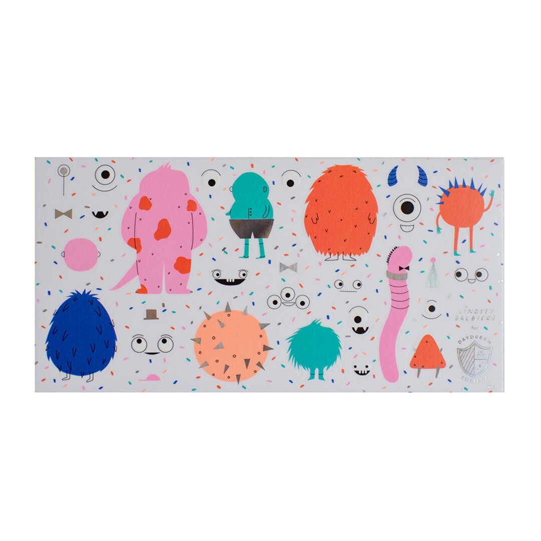 Little Monsters Build Your Own Monster Sticker Set - Pack of 4 - Etsy
