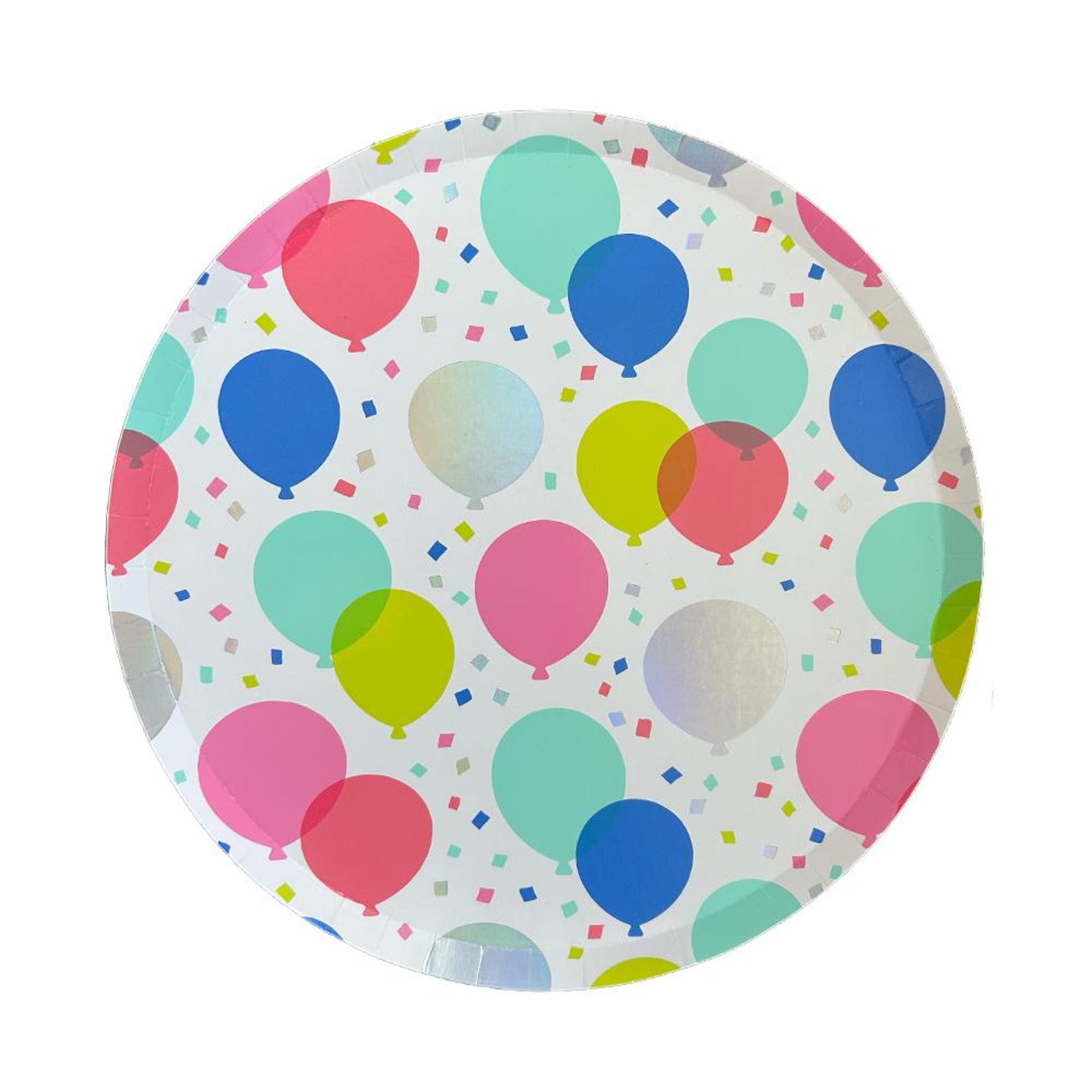 It's A Birthday Balloon Large Plates - Pack of 8 - Etsy
