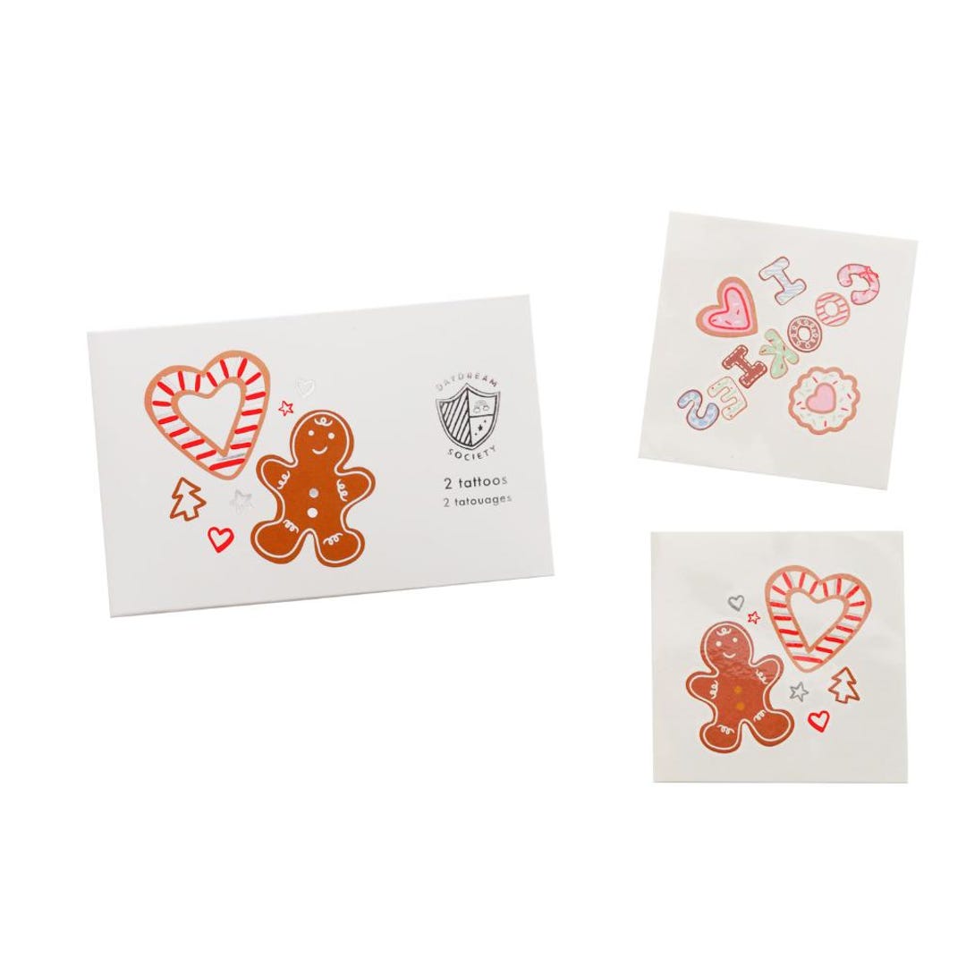 Christmas Cookie Temporary Tattoos - Pack of 2 - Etsy