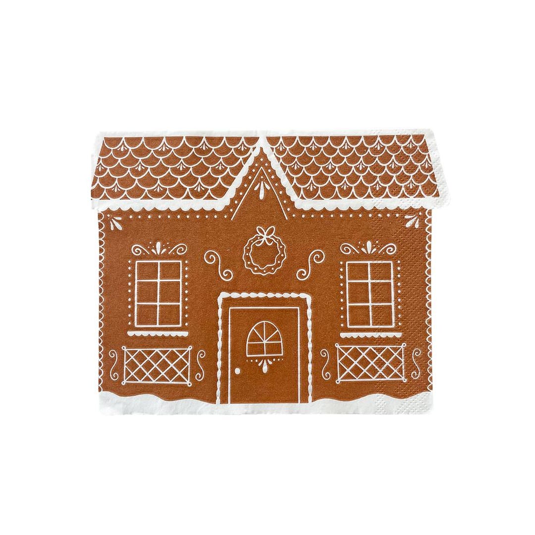 Gingerbread House Large Napkins - Pack of 16 - Etsy