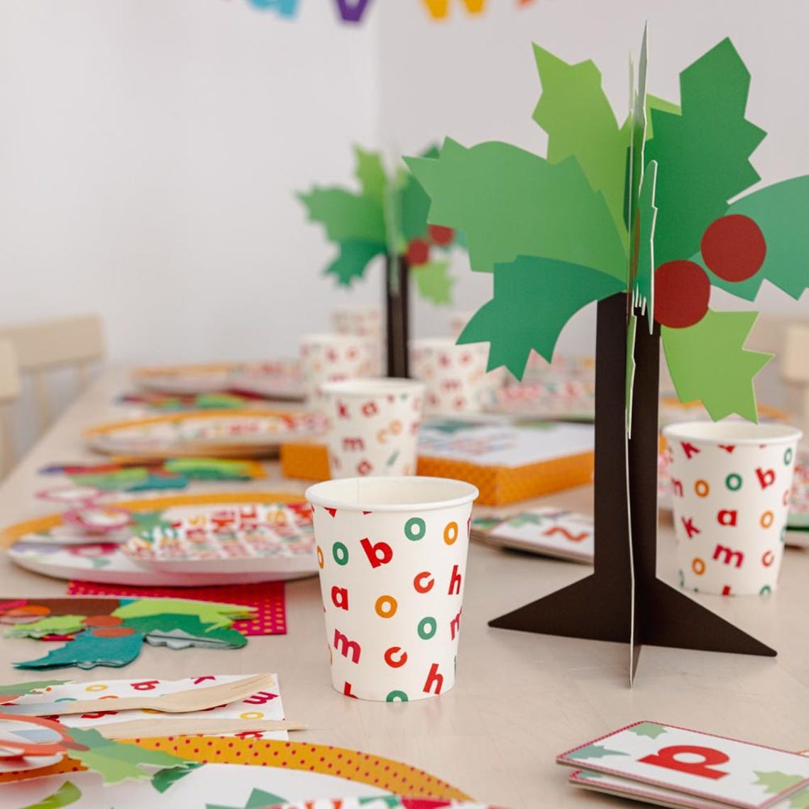 Chicka Chicka Boom Boom Centerpieces - Pack of 2 - Etsy Canada