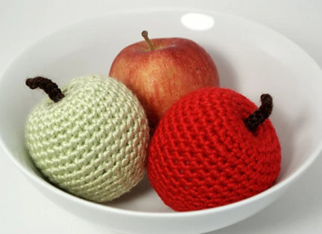 Apples Amigurumi Crochet Pattern Crochet Fruit Crochet Apple - Etsy