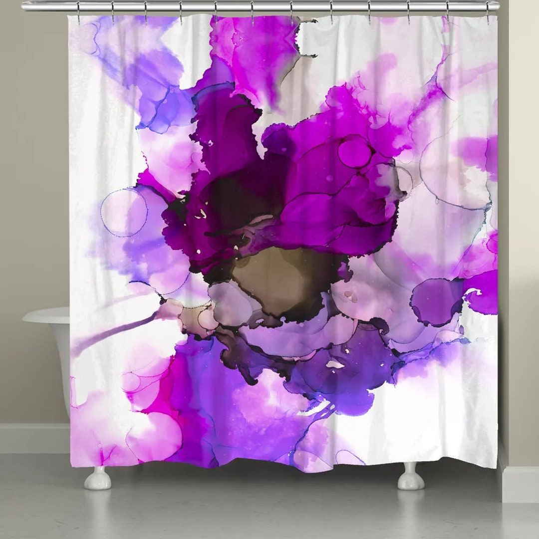 Jewel Tone Shower Curtain