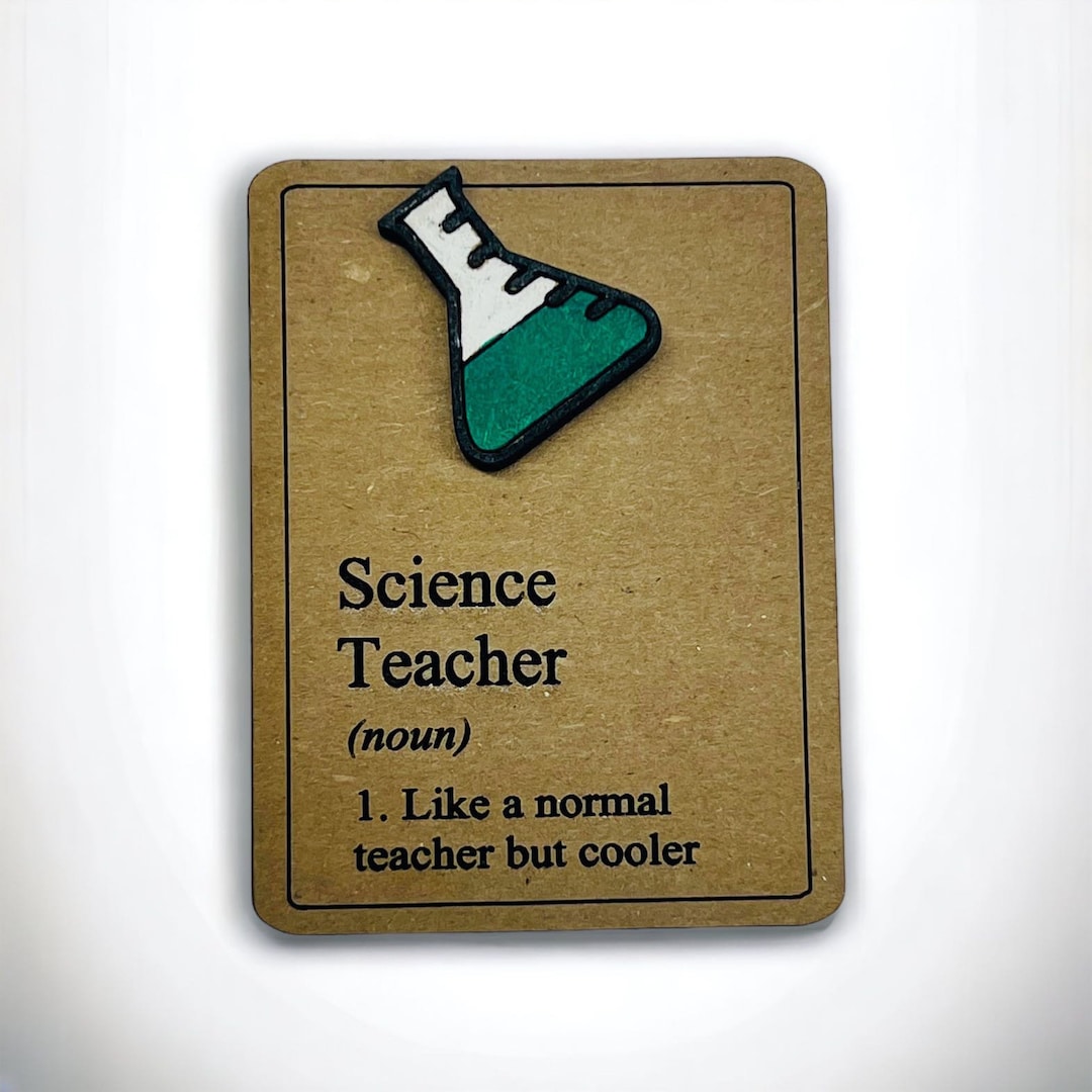 Science Beaker Lapel Pin Great Science Teacher Chemistry - Etsy