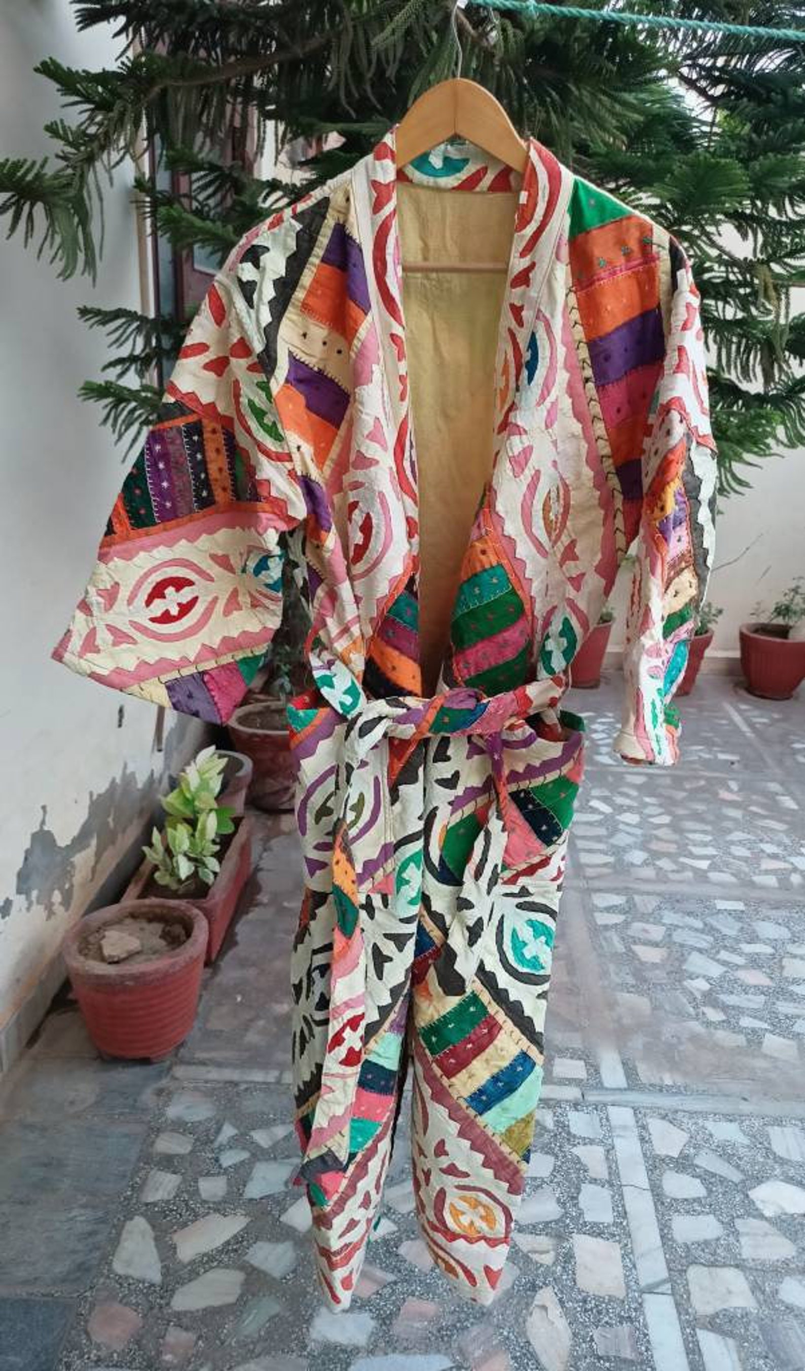 Antique Old Vintage Bath Robe100% Cotton Indian Patchwork - Etsy