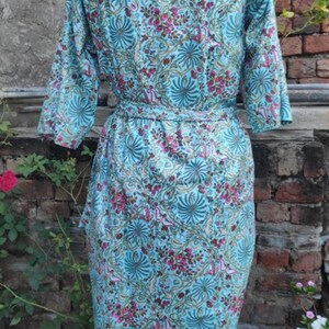 Bath Robe Cotton Robe,kimono Indian Pure Cotton Butterfly Bath Robe ...