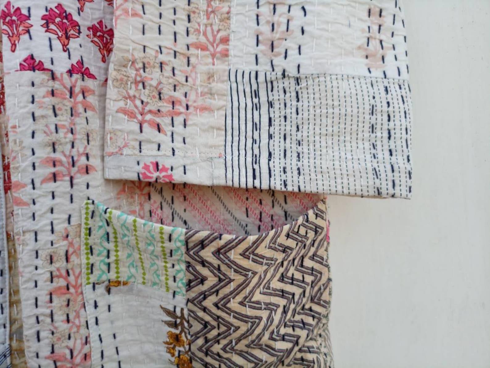 Patchwork Kantha Robe100% Pure Cotton Indian Handmade - Etsy