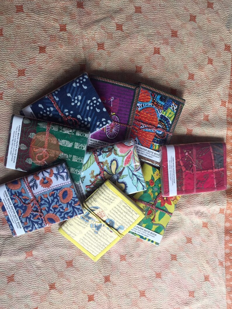 Indian Handmade Paper Note Book Boho Crafting Hand Making | Etsy