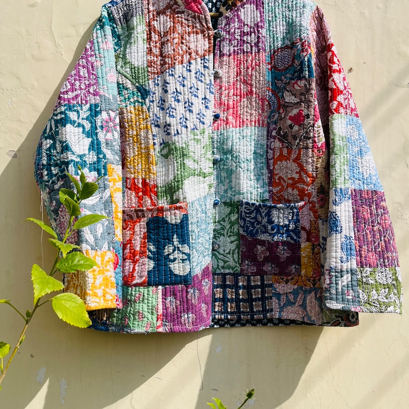 Patchwork Quilt Jacket - Etsy