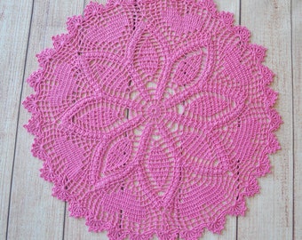 Pink Pineapple Doily - Etsy